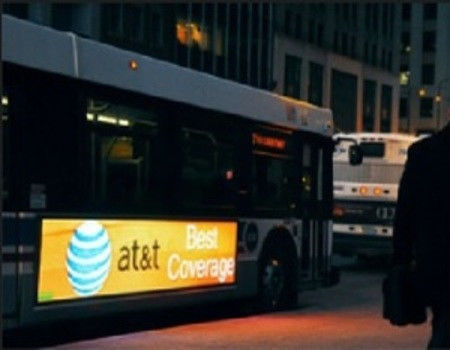 Tampilan Tujuan Bus LED P5 Penuh Warna Tanda Bus Luminator